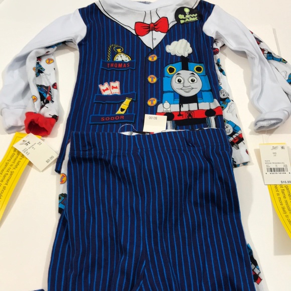 Thomas & Friends | Pajamas | 4 Piece Nwt Thomas The Train Pj 2 Outfits ...